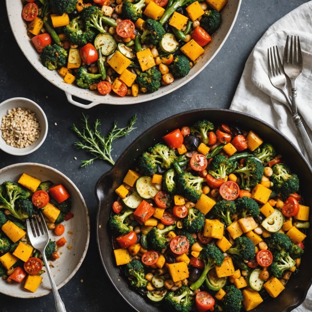 Comment faire des plats de légumes au four sans huile pour un repas ...